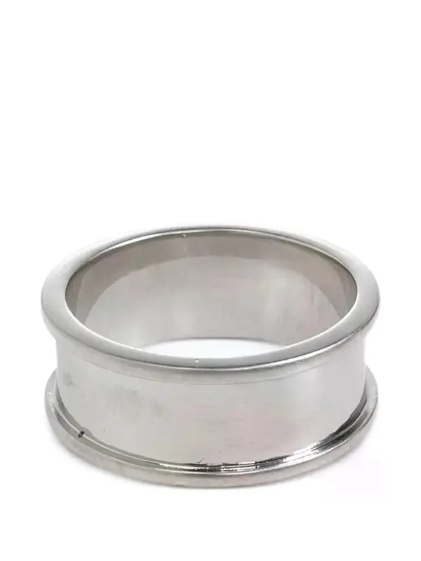 MAISON MARGIELA Logo-engraved Band Ring
