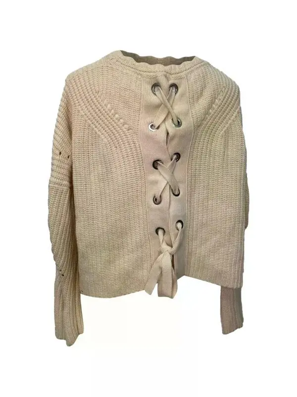 ISABEL MARANT VINTAGE Lace-up Back Sweater