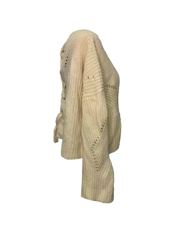 ISABEL MARANT VINTAGE Lace-up Back Sweater