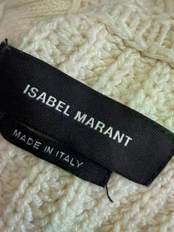 ISABEL MARANT VINTAGE Lace-up Back Sweater