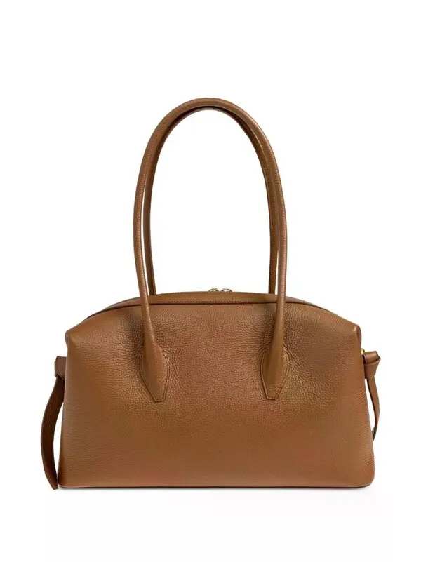Yuzefi Hazel Brioche Duffle Leather Tote Bag