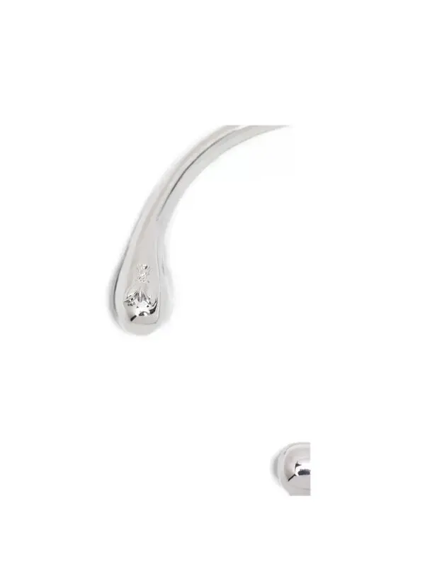 Patrizia Pepe Minimalist Open-hoop Earrings