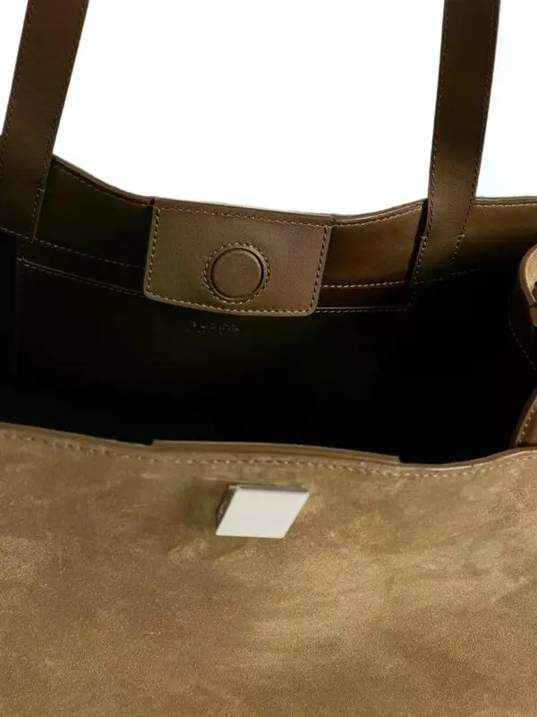 Yuzefi Gyoza Suede Tote Bag - Brown