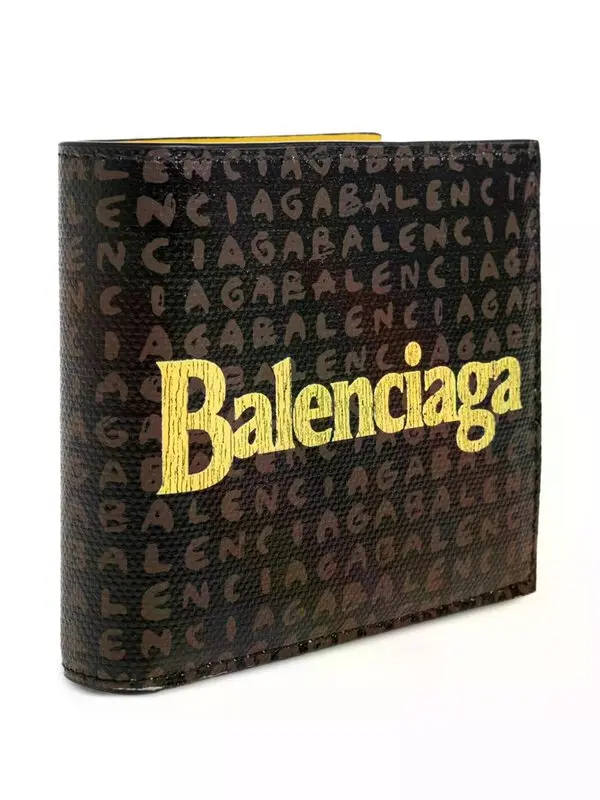 Balenciaga Logo-print Bi-fold Wallet