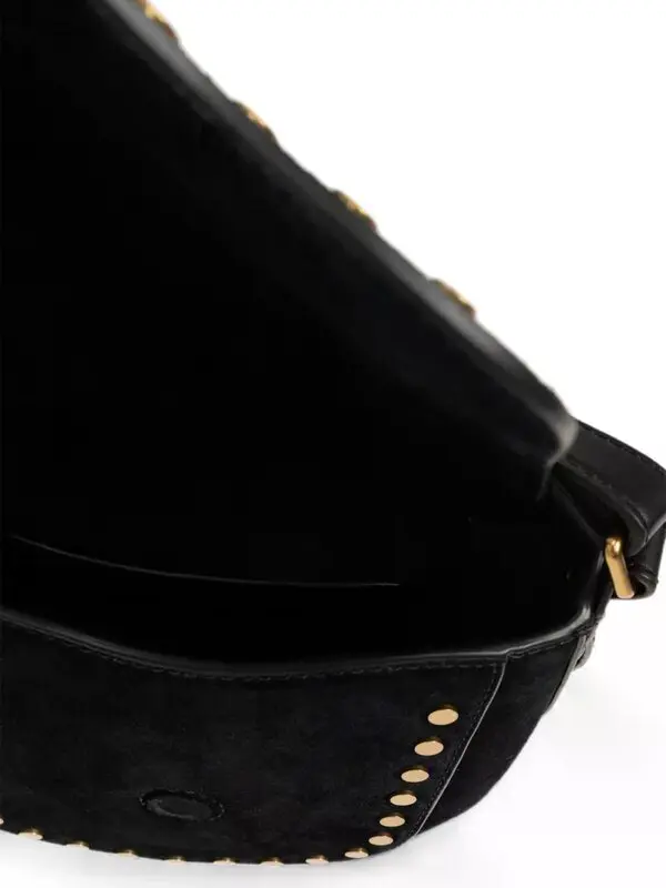 Isabel Marant Étoile Altay Stud-embellished Leather Shoulder Bag