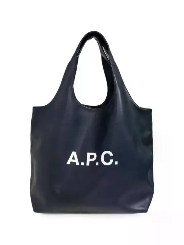 A.p.c. Ninon Logo-print Tote Bag - Blue