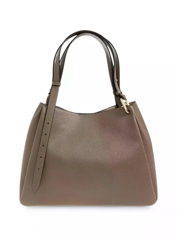 Furla Nuvola Grained Leather Tote Bag