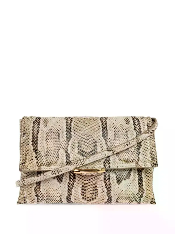 WANDLER Mini Ida Trio Snake-effect Leather Crossbody