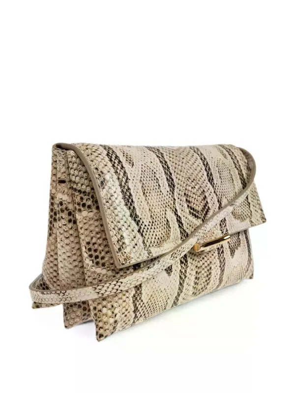 WANDLER Mini Ida Trio Snake-effect Leather Crossbody