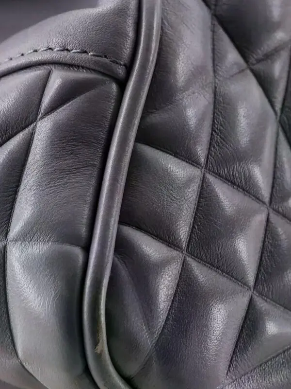 Dior Lady 95.22 Bag Cannage Embossed Leather Small Crossbody Bag - Grey
