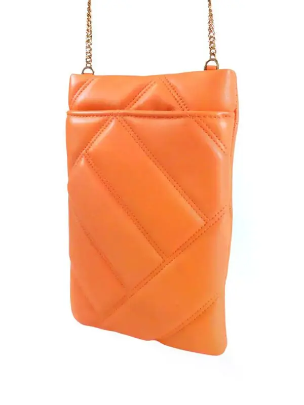 BVLGARI 2000-2026 Leather Serpenti Cabochon Phone Case Crossbody Bag