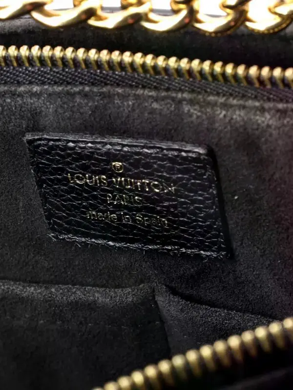 LOUIS VUITTON Surene Handbag Monogram Empreinte Leather Mm Shoulder Bag - Black