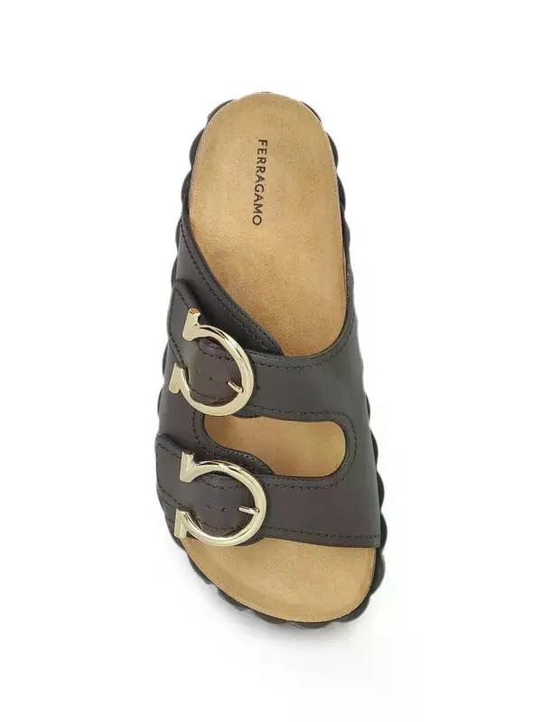 FERRAGAMO Gancini Buckle Sandals