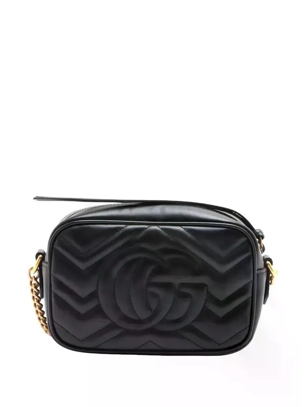 Gucci 2000-2015 Mini Gg Marmont Matelasse Leather Crossbody Bag