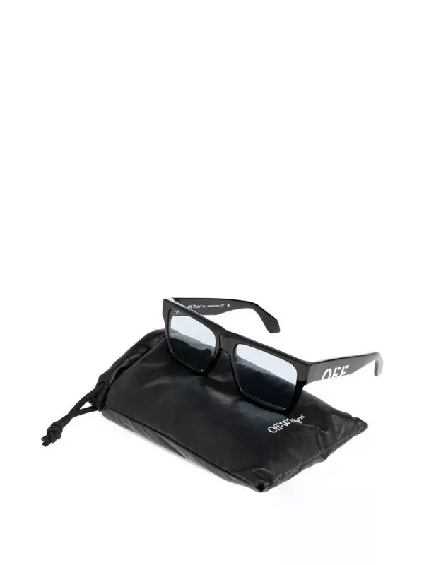 Off-White Casper Logo-print Square-frame Sunglasses