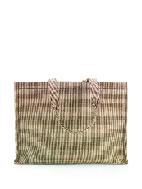 Celine Cabas Thais Fabric With Leather Large Tote Bag