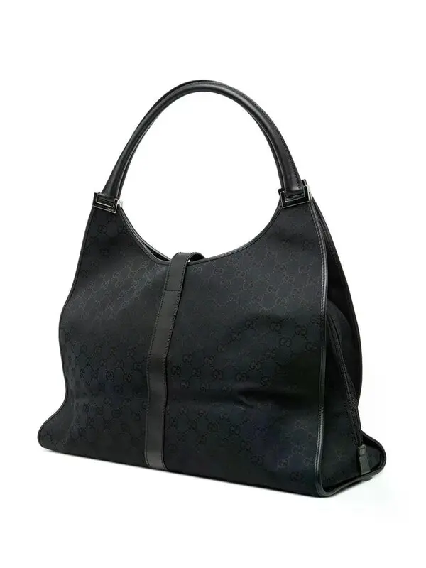 Gucci Jackie Bardot Travel Bag In Gg Canvas