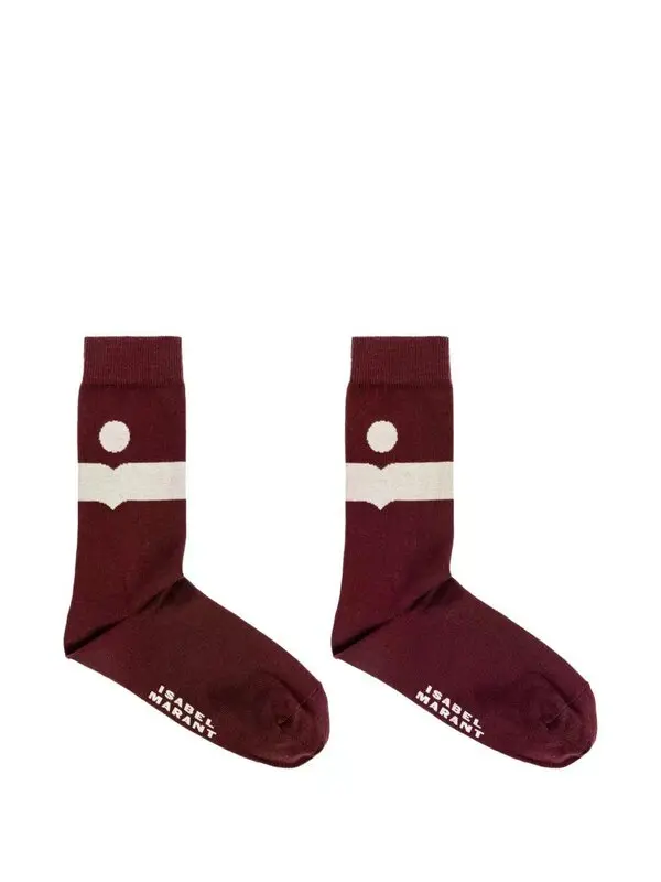 Isabel Marant Étoile Nesson Intarsia-knit Socks