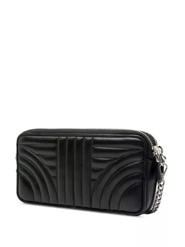 Prada Quilted Leather Crossbody Bag - Black