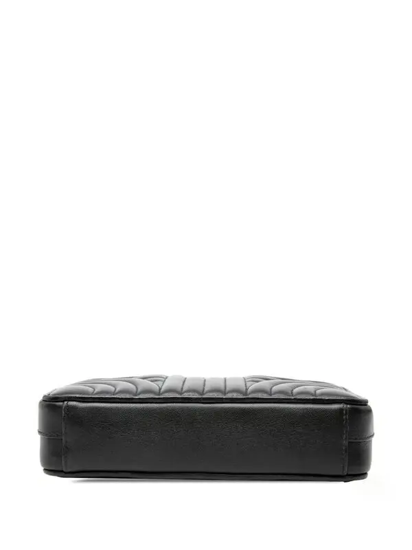 Prada Quilted Leather Crossbody Bag - Black