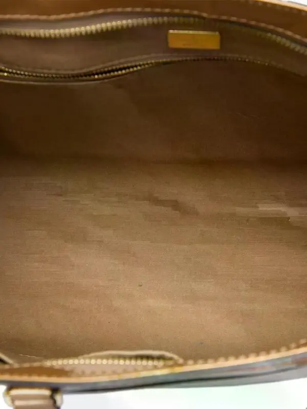 LOUIS VUITTON 2015 Monogram Vernis Brea Mm Satchel