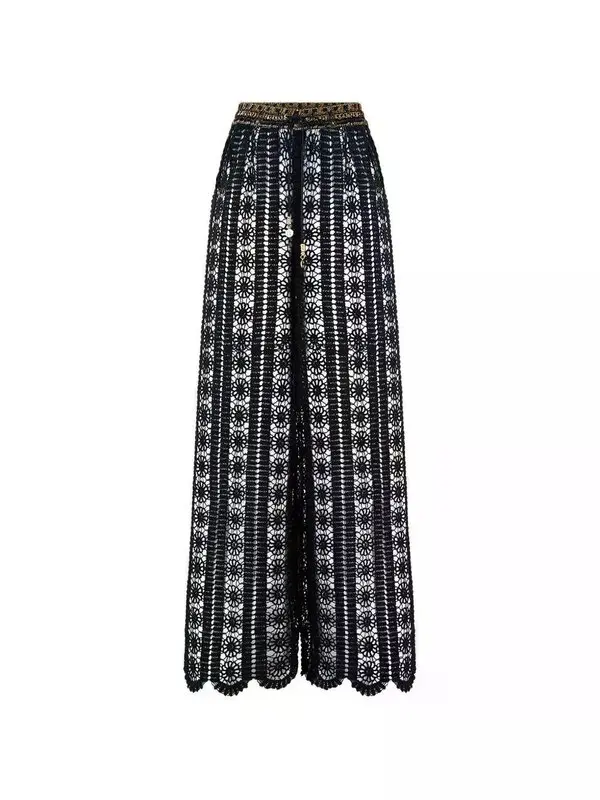 Camilla Flower-lace Trousers