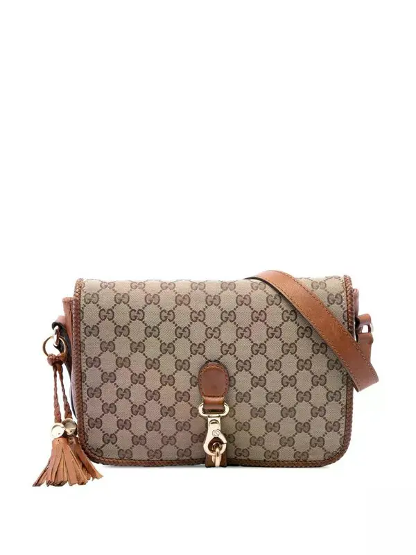 Gucci 2016-2026 Gg Canvas Marrakech Crossbody Bag - Neutrals