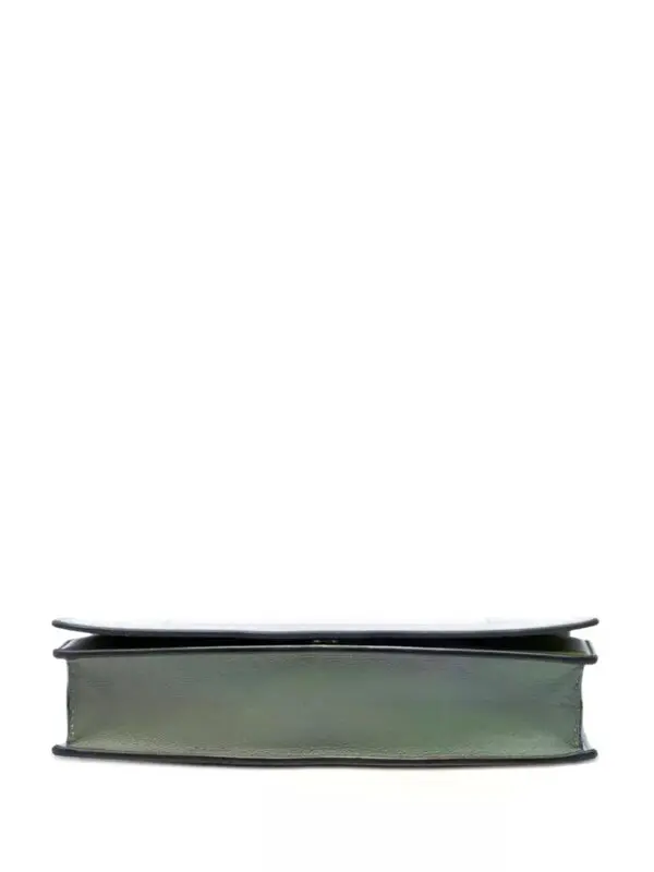 Celine 2017 Bicolor Leather Frame Wallet On Chain Crossbody Bag
