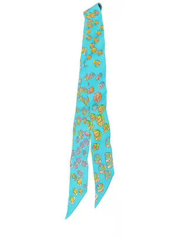 Hermès 2001 Rencontre Oceane Silk Twilly Scarf Scarves