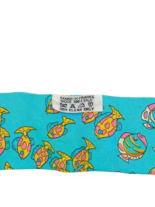 Hermès 2001 Rencontre Oceane Silk Twilly Scarf Scarves