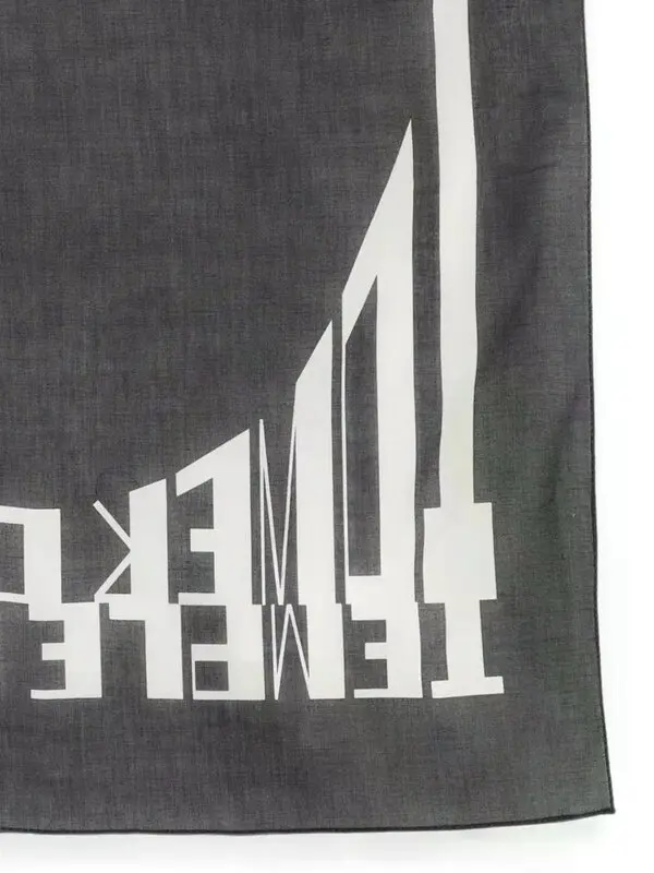 Rick Owens Graphic-print Scarf