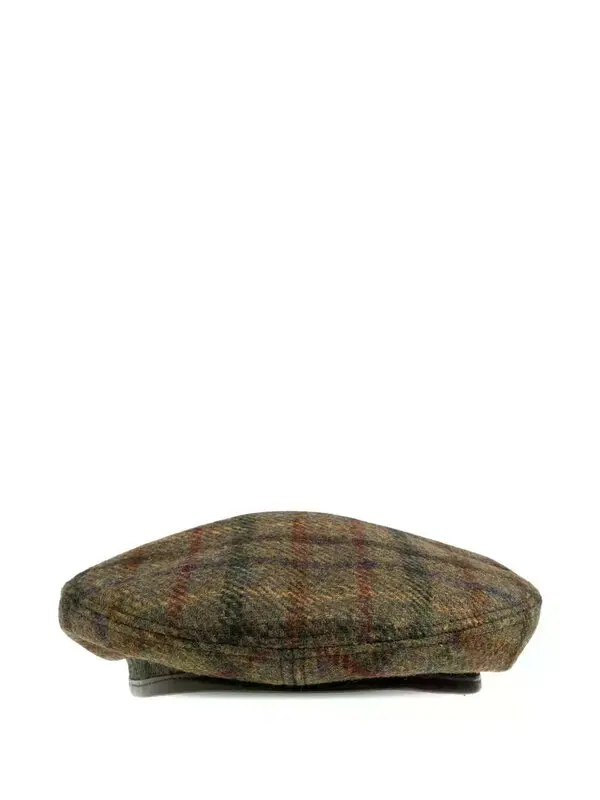 Dsquared2 Plaid-patterned Wool Beret - Green