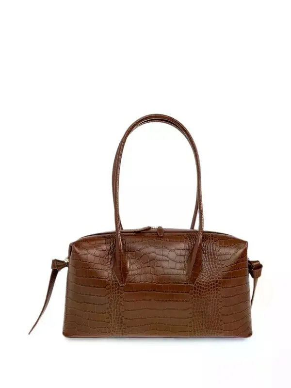Yuzefi Brioche Croc-effect Leather Shoulder Bag