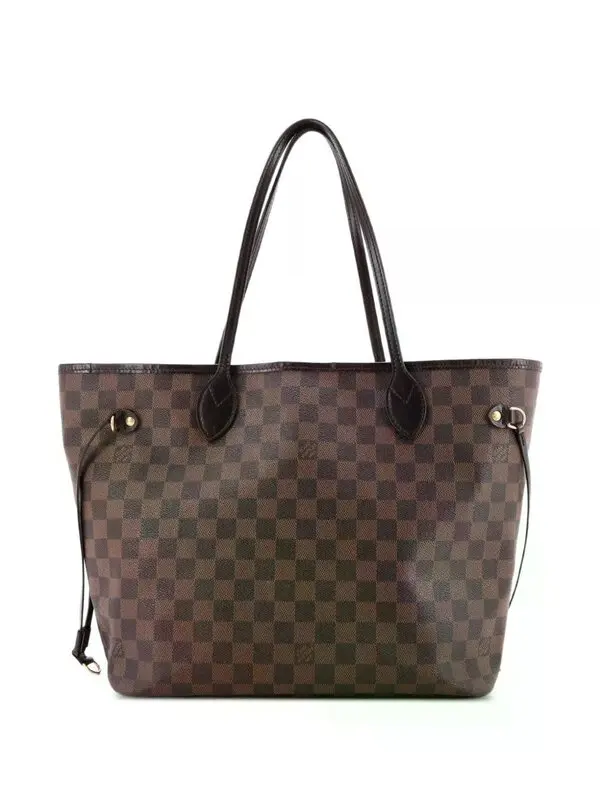 LOUIS VUITTON Neverfull Damier Mm Tote Bag - Brown