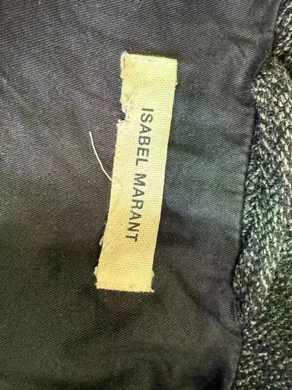 ISABEL MARANT VINTAGE Tweed Peacoat Wool Blazer