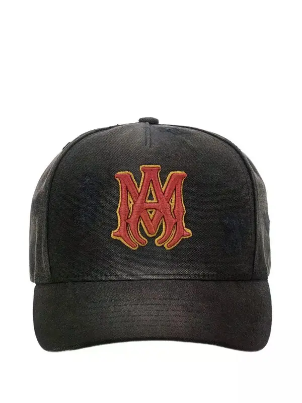 Amiri Ma Outline Canvas Hat - Black