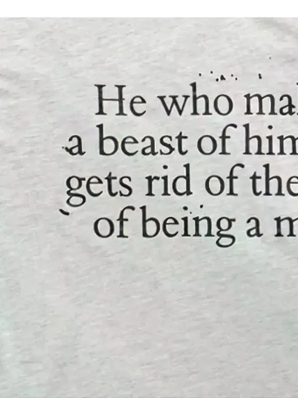 PRAYING Slogan-print T-shirt