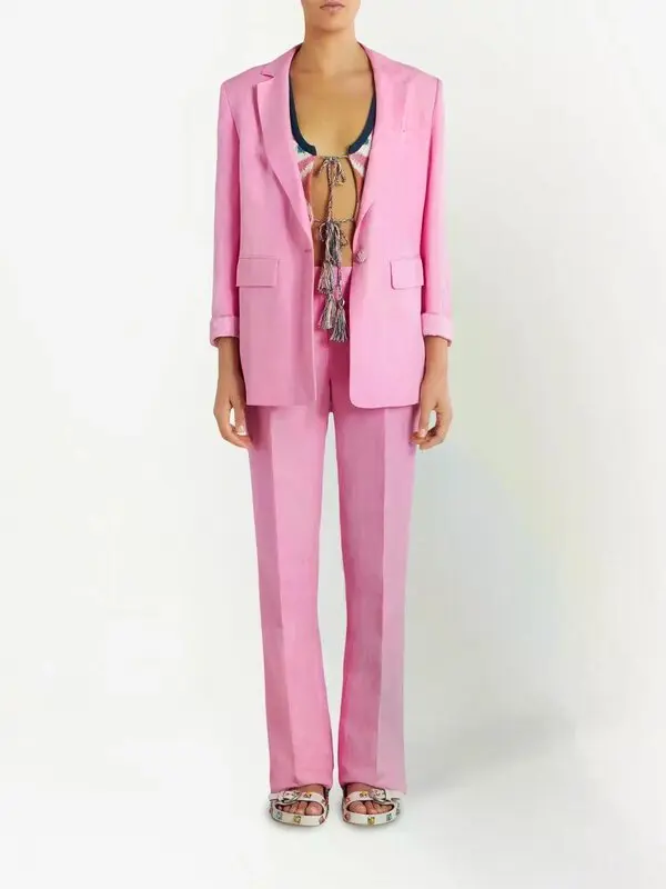 Etro High-rise Staight-leg Trousers