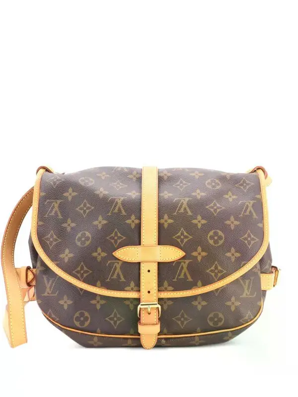LOUIS VUITTON Saumur Monogram Canvas 30 Crossbody Bag