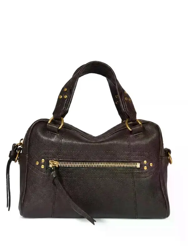 Jérôme Dreyfuss Mini Lucky Bowling Zip Tote Bag - Brown