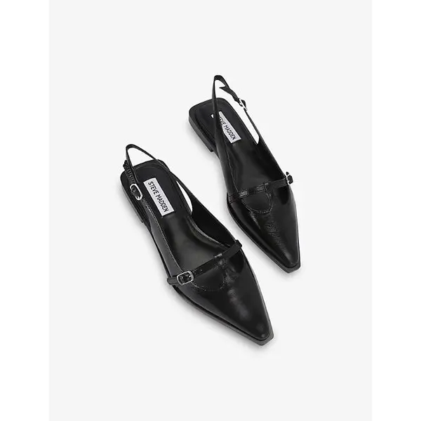Steve Madden Synergy Mary-jane Leather Sling-back Flats