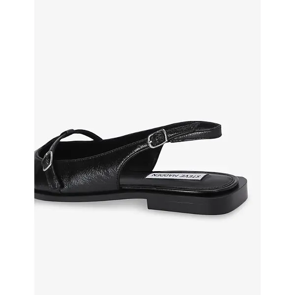 Steve Madden Synergy Mary-jane Leather Sling-back Flats