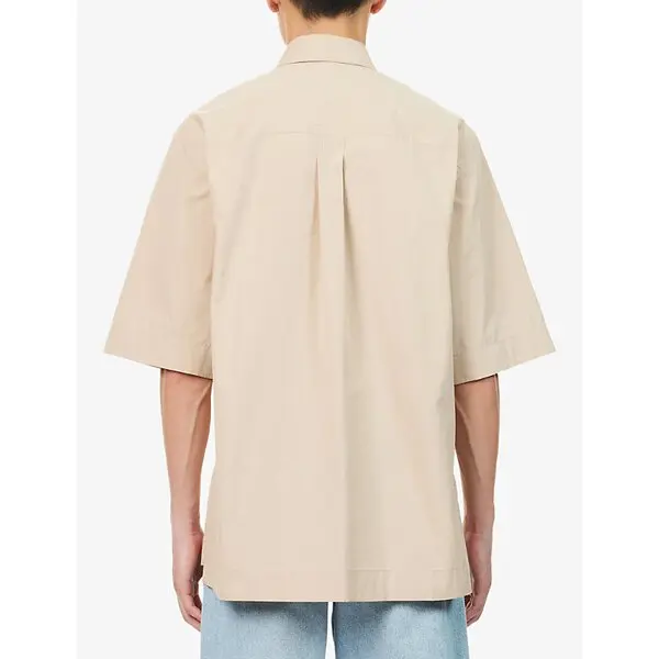 Bottega Veneta Classic Collar Cotton Shirt - Stucco