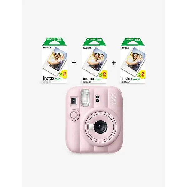 FUJIFILM Instax Mini 13 + Film Bundle - Candy Pink