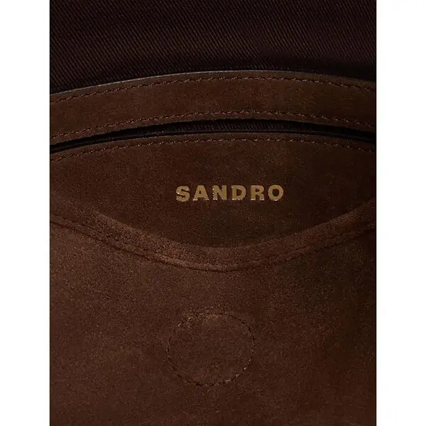 Sandro Tangoso Suede Bucket Bag