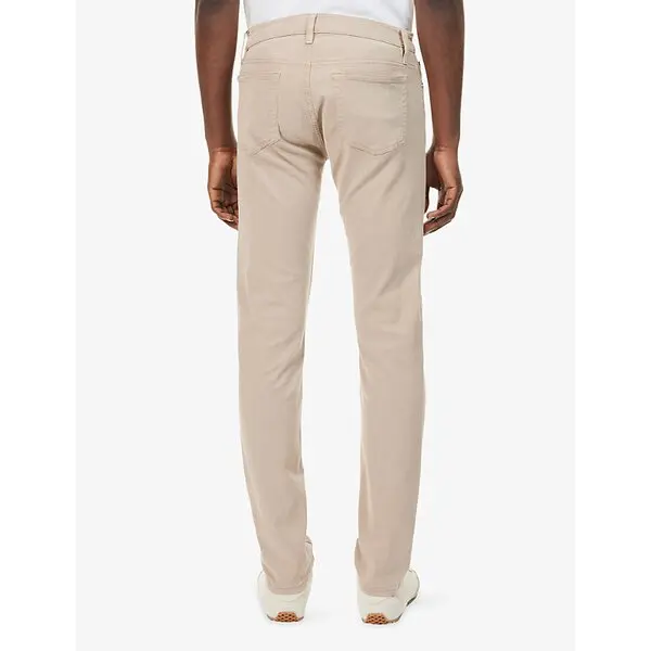 FRAME L'homme Slim Stretch-denim Jeans - Dusty Beige