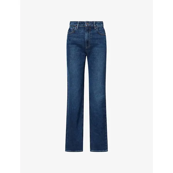Paige Stevie Straight-leg Denim Jeans - San Gabriel