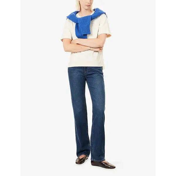 Paige Stevie Straight-leg Denim Jeans