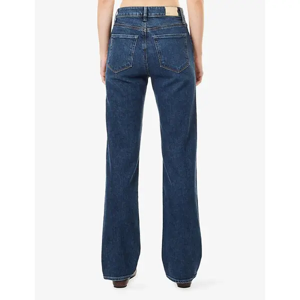 Paige Stevie Straight-leg Denim Jeans