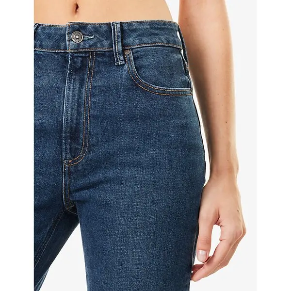 Paige Stevie Straight-leg Denim Jeans